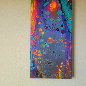 Number 9, Original Abstract Acrylic Painting on Deep Wood Panel - Etsy