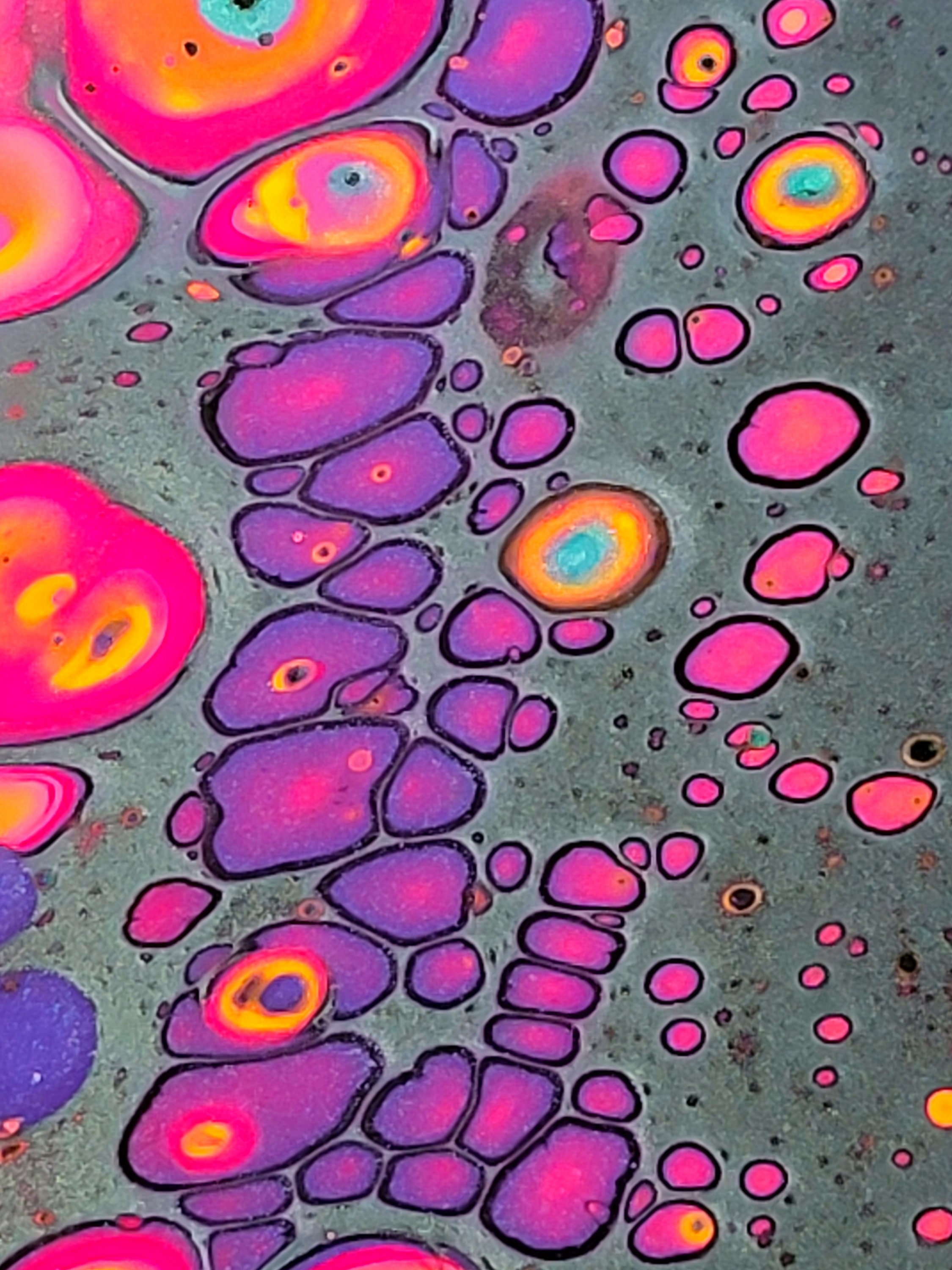 Number 9, Original Abstract Acrylic Painting on Deep Wood Panel - Etsy