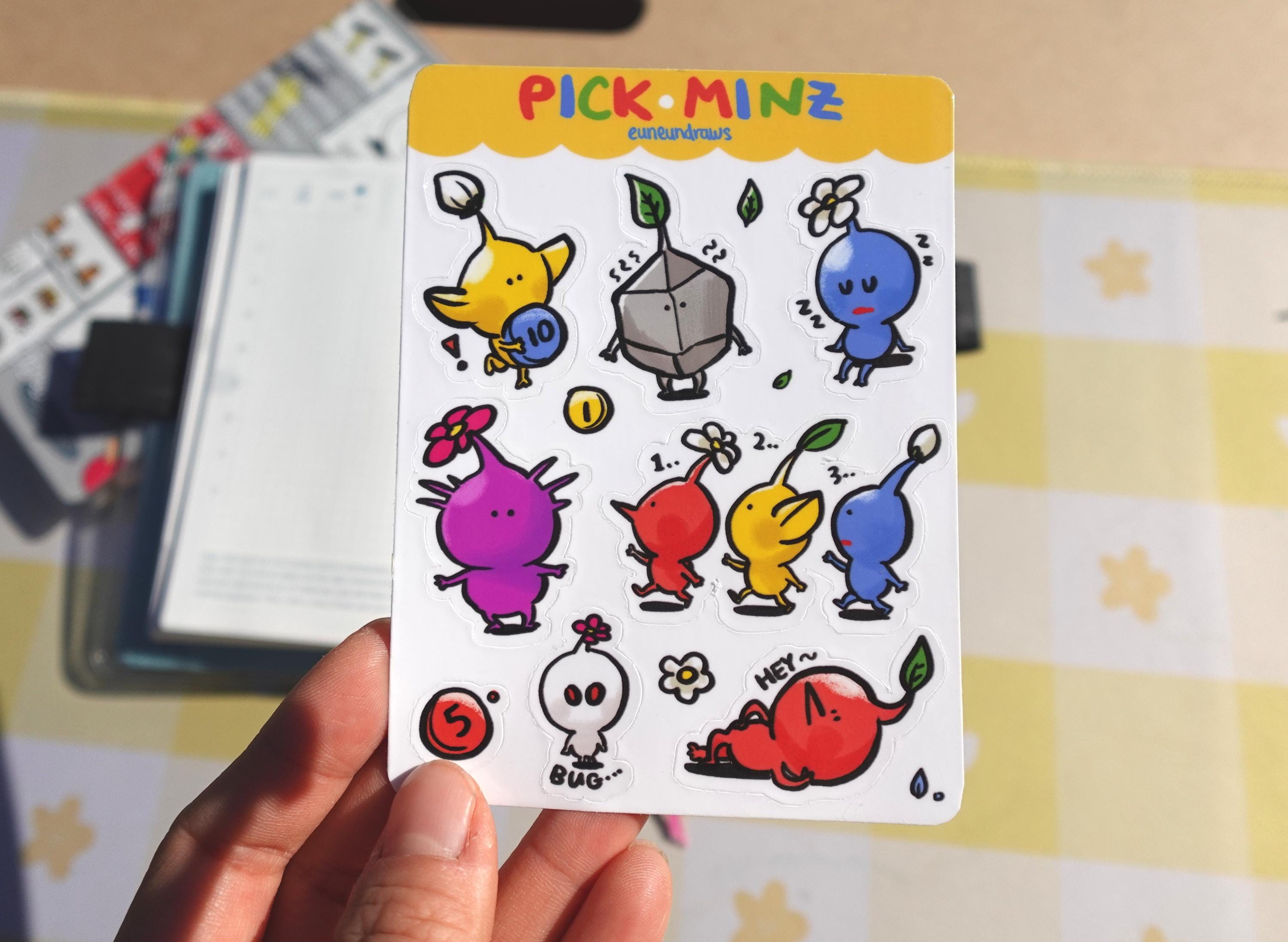 Pikmin Sticker Sheet - Etsy