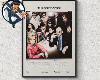 The Sopranos Poster - Etsy
