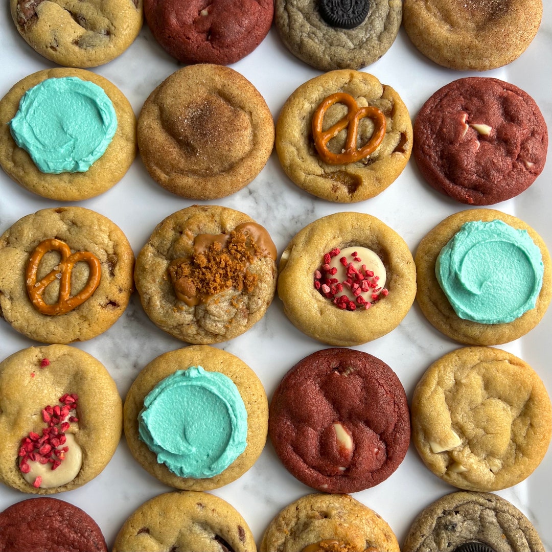 Custom Mini Cookies Mix N Match Gourmet Veganuary - Etsy