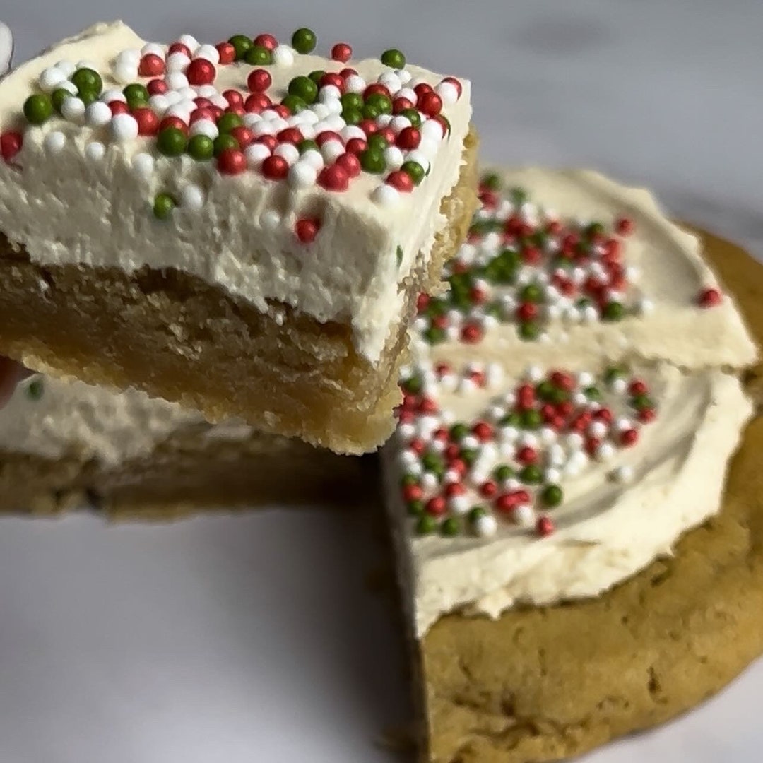 Christmas Sugar Cookie Box Vegan Gift Large Cookies - Etsy UK