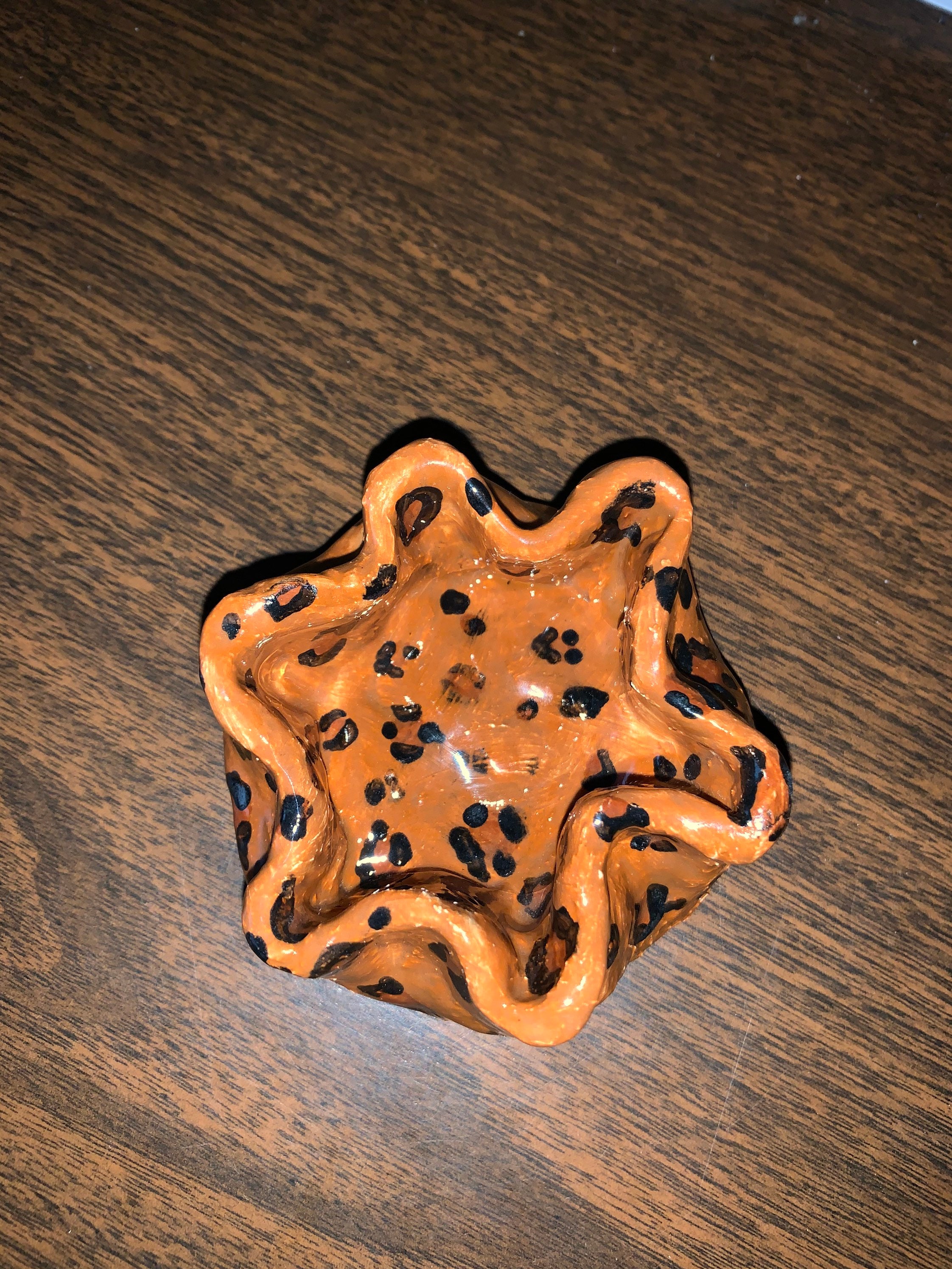 Leopard Print Trinket Dish - Etsy