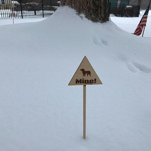 The Poo Flag Dog Waste Marker and Border - Etsy