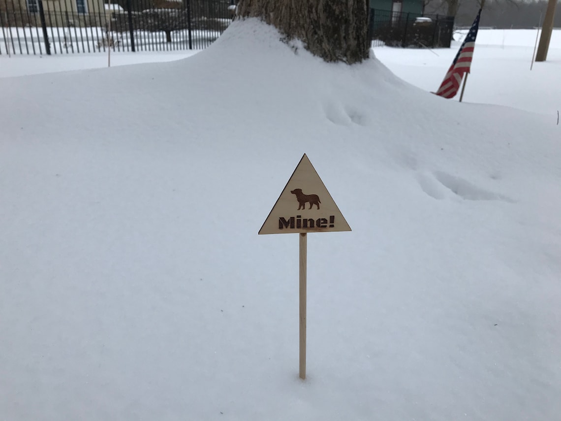 The Poo Flag Dog Waste Marker | Etsy