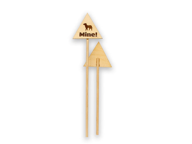 The Poo Flag Dog Waste Marker and Border - Etsy