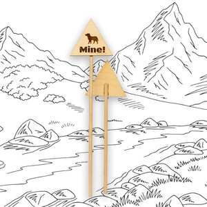 The Poo Flag - Dog Waste Marker - Etsy