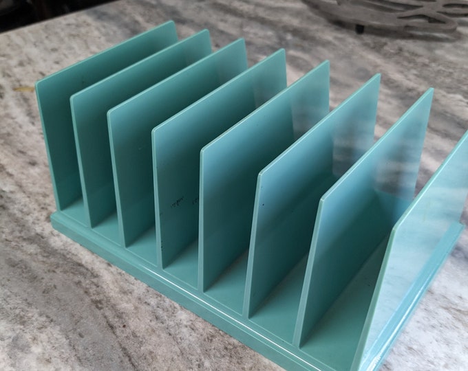 Vintage Plastic Desktop File Holder Display - Etsy