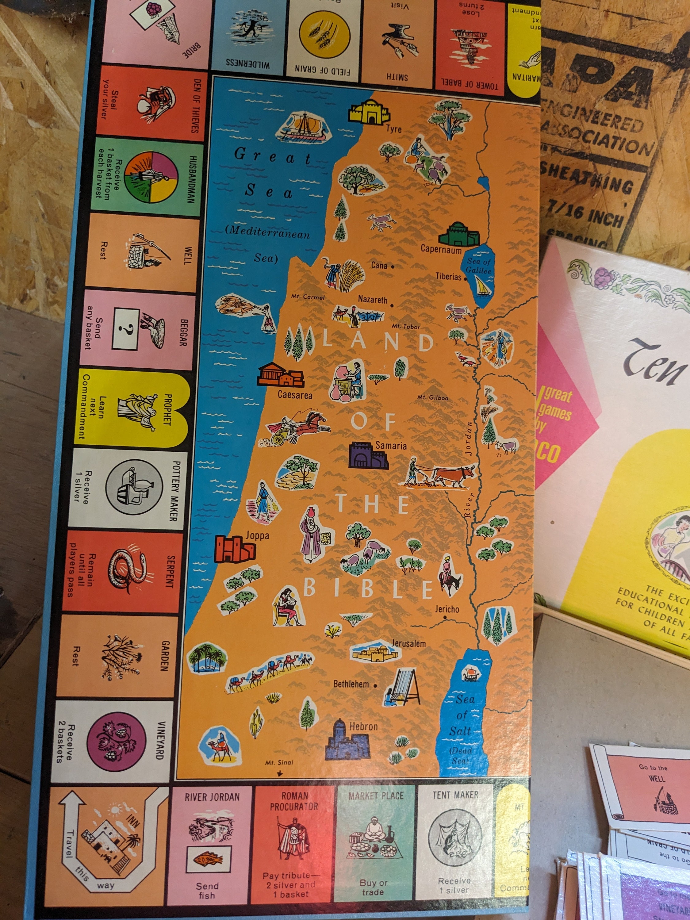 Vintage Cadeco Ten Commandments Bible Board Game - Etsy