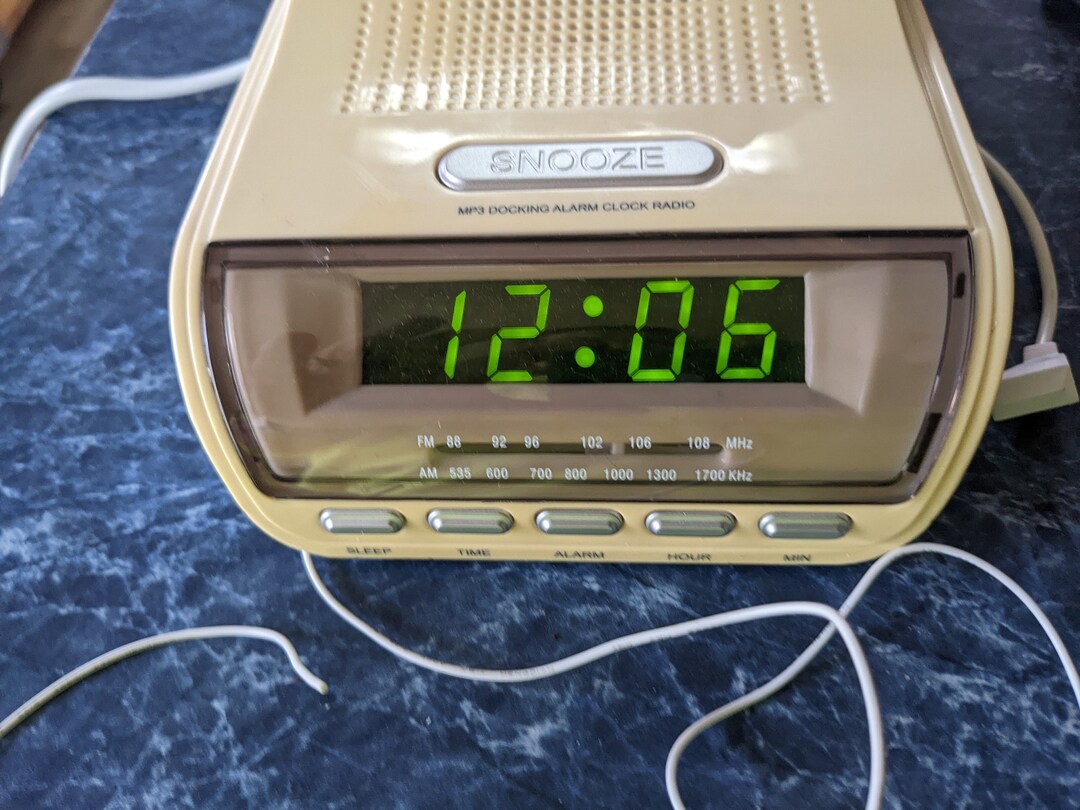 Vintage Tech Tools Clock Radio - Etsy