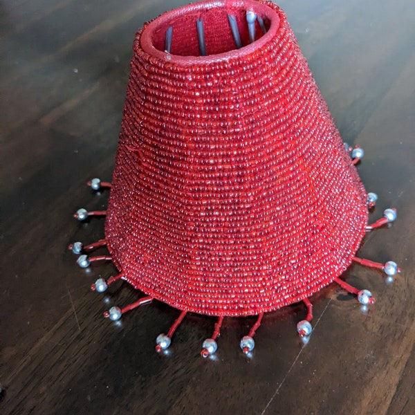 Beaded Lamp Shade - Etsy