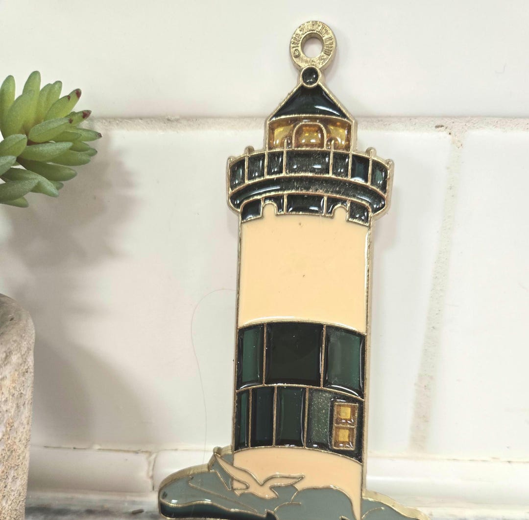 Vtg Hanging Lighthouse Sun Catcher - Etsy