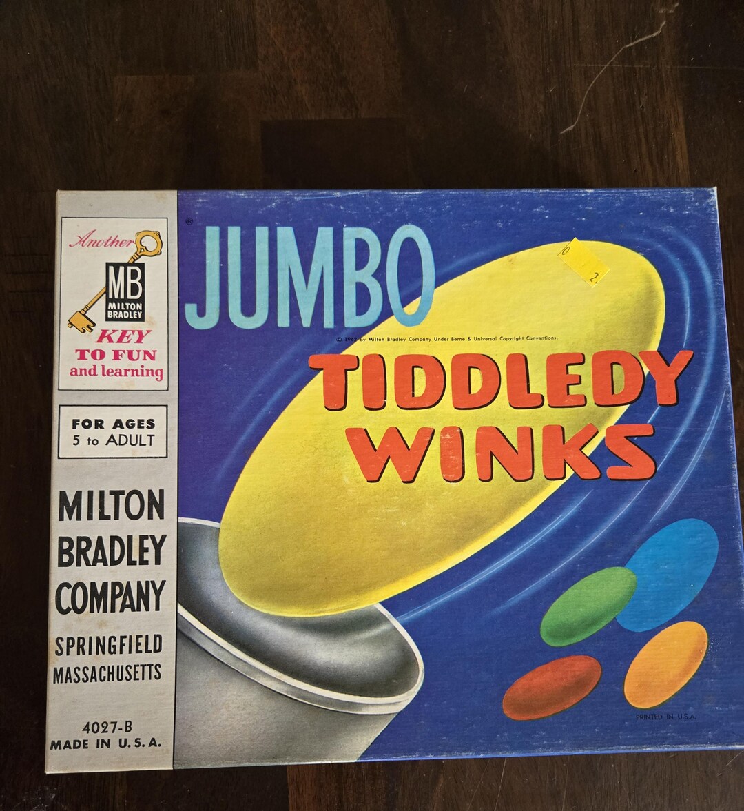 Vtg Tiddly Winks Kids Boxed Game Vintage 1960's Milton Bradley - Etsy