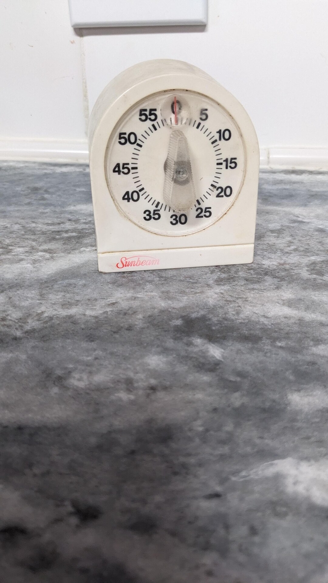 Vintage White Sunbeam Twist Dial Kitchen Cooking Timer - Etsy