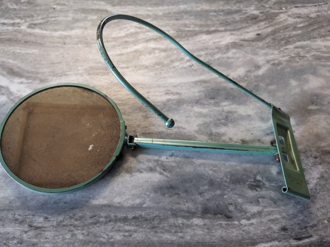Vintage Hand Held Around Neck Make up Hair Mirror - Etsy