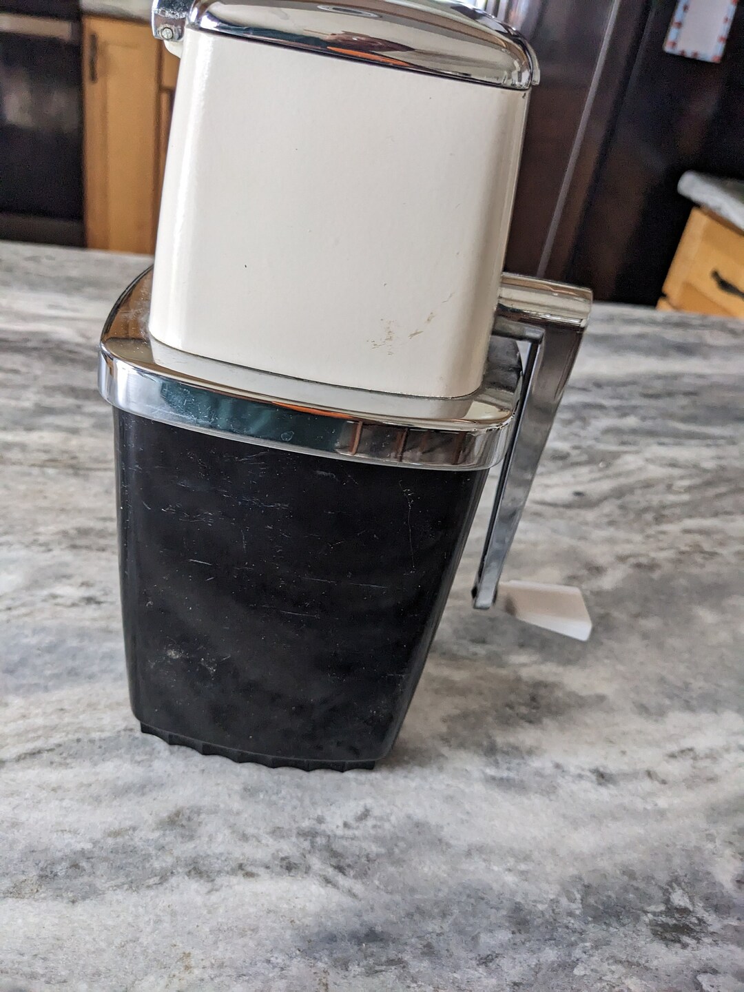 Vintage Swing A Way Black and White Hand Turned Ice Crusher - Etsy