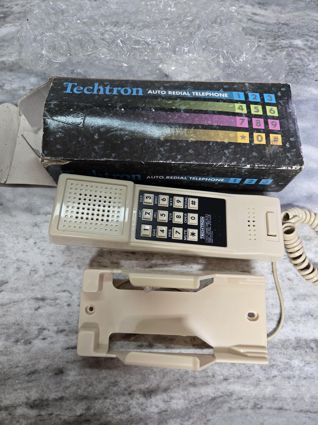Ytg Techtron Auto Redial Telephone Wall Mount - Etsy