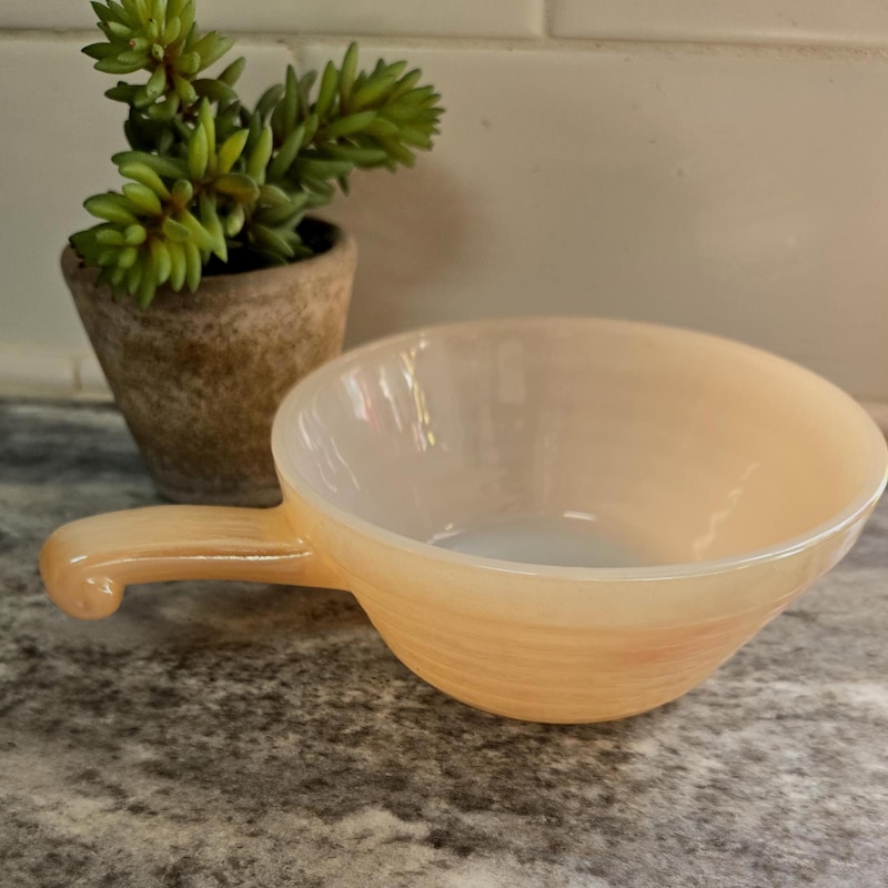 Fire King Handled Bowls - Etsy