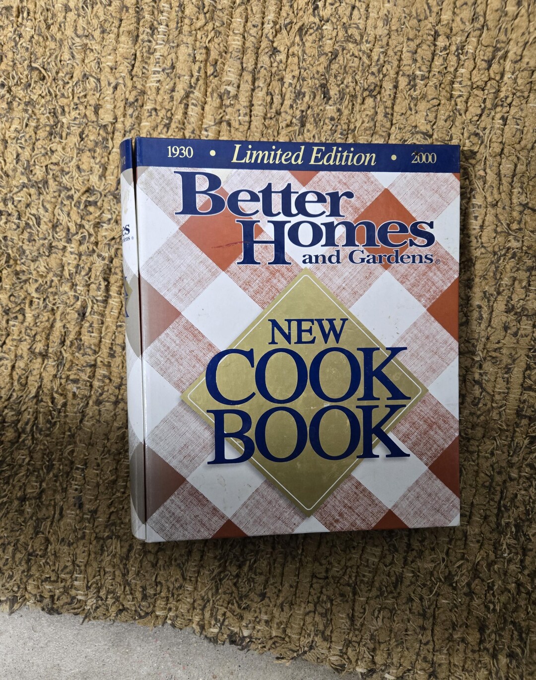 Vintage Red an White Checked Plaid Better Homes and Gardens " Celebrate ...