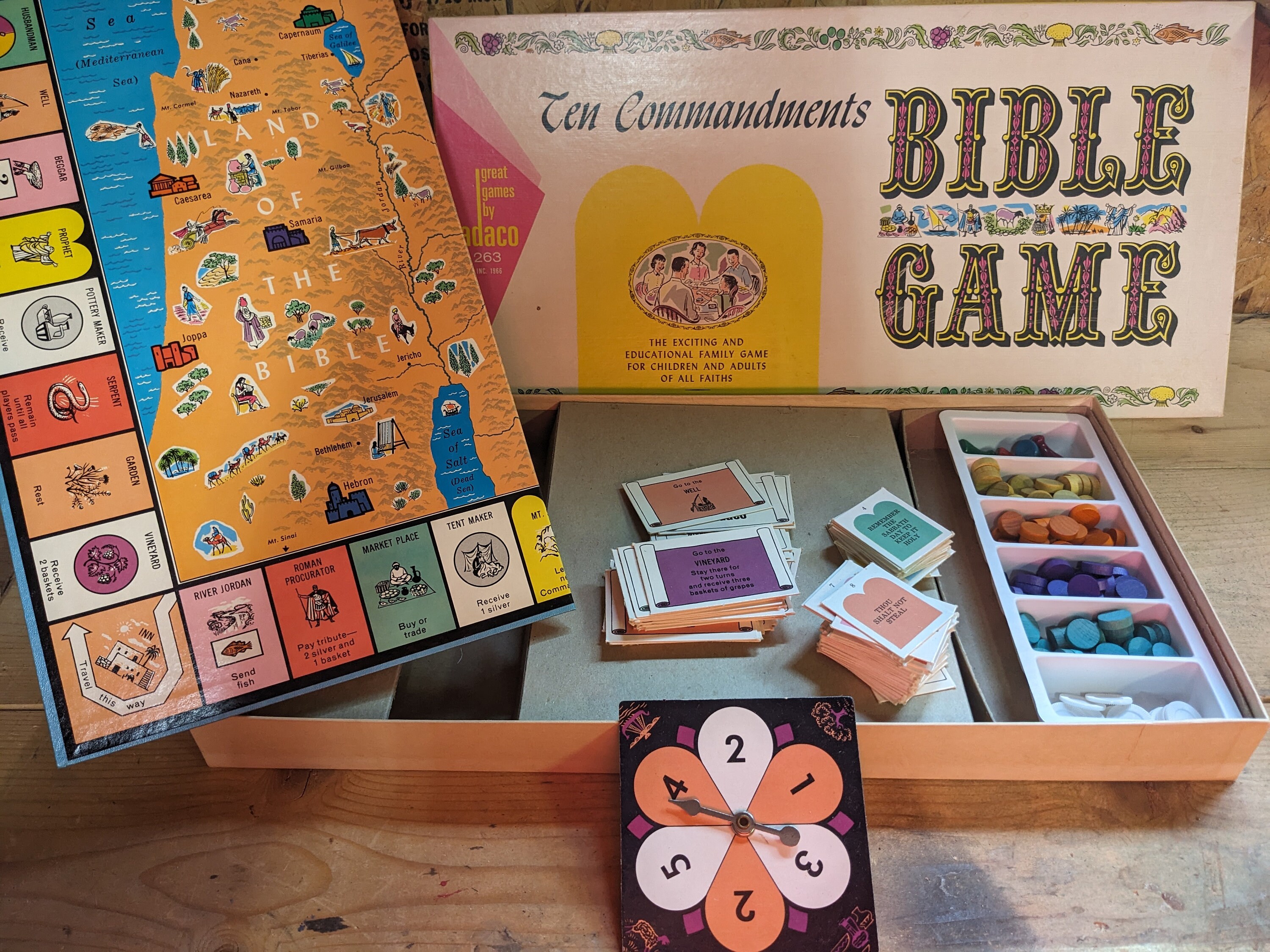 Vintage Cadeco Ten Commandments Bible Board Game - Etsy
