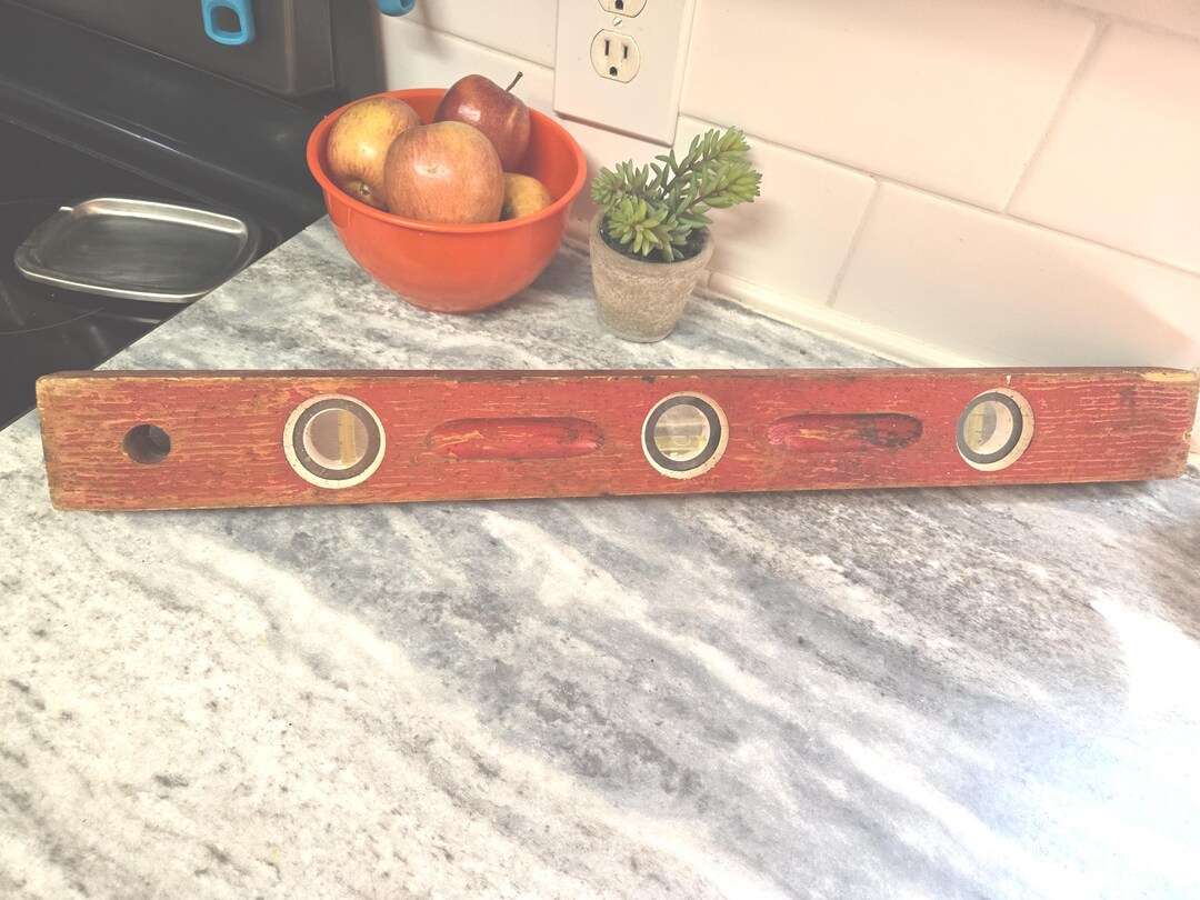 Vtg Redwood Retro Wooden 24 Inch Level - Etsy
