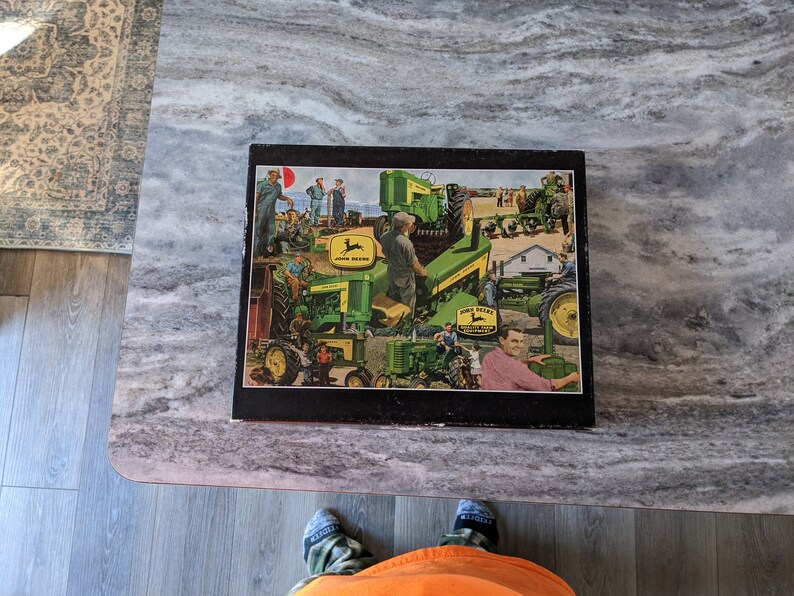 Vintage John Deere Antique Tractor Putt Putt Jig Saw Puzzle - Etsy