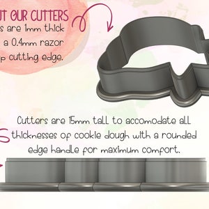 Number 6/six Plaque Cookie Cutter DIGITAL .STL DOWNLOAD - Etsy