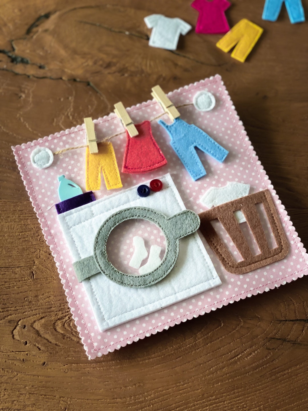 Montessori Sensory Book Tactile Book Cloth Gift for Children Soft Game ...