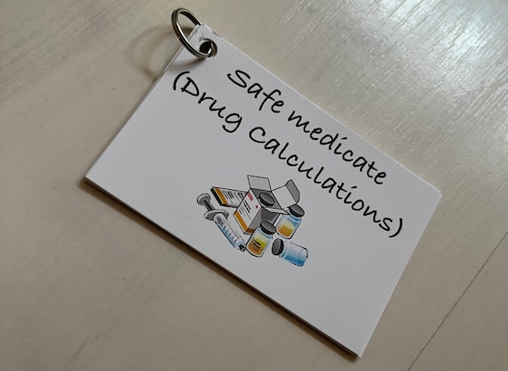Safemedicate Flash Cards - Etsy UK