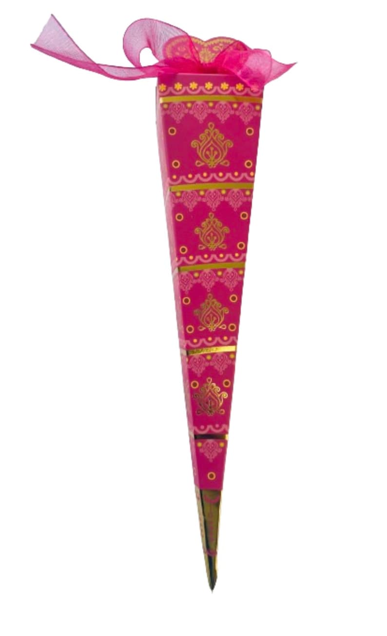 Dhol Mendhi Mehndi Dholki Wedding Favours Candy Cone Shaped Boxes ...