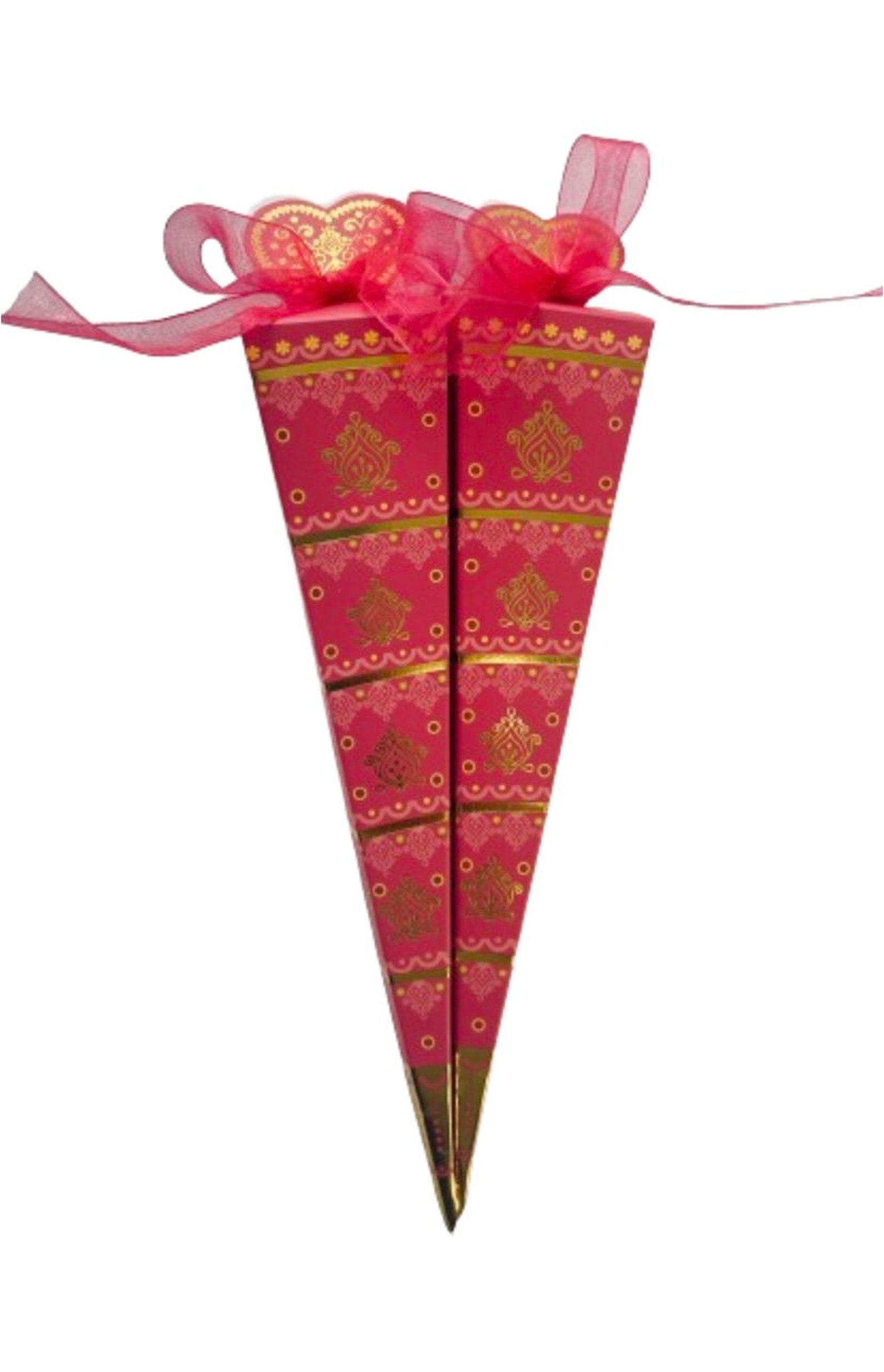 Dhol Mendhi Mehndi Dholki Wedding Favours Candy Cone Shaped Boxes ...