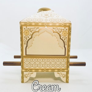Dholi Sedan Chair Dholki Sangeet Walimah Wedding Favours Candy Boxes ...