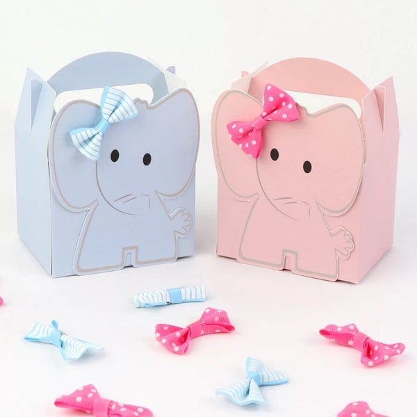 Elephant Favor Box - Etsy