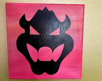 Bowser Silhouette - Etsy UK