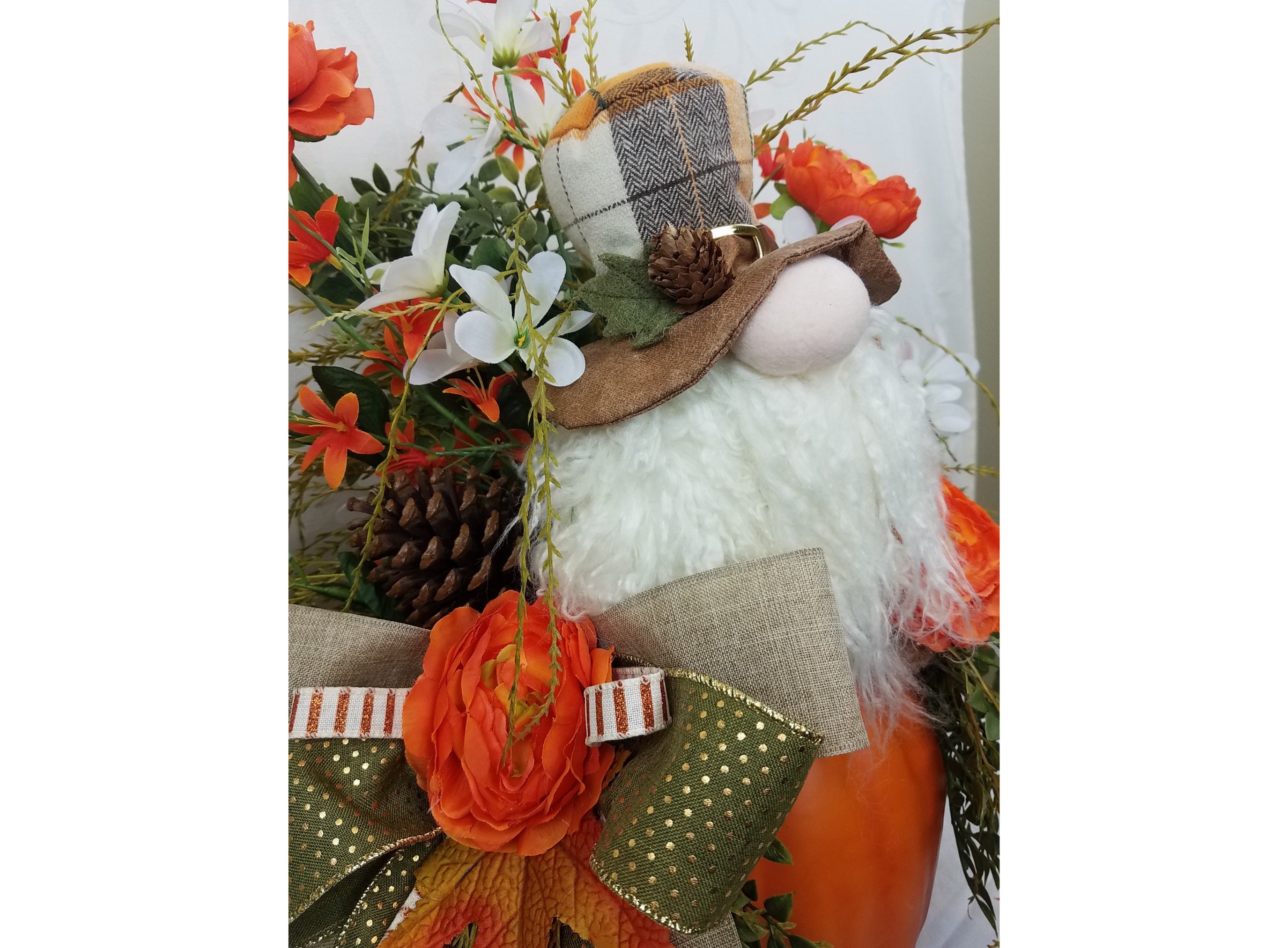 Fall Gnome Centerpiece Fall Decor Autumn Centerpiece Pumpkin Decor ...