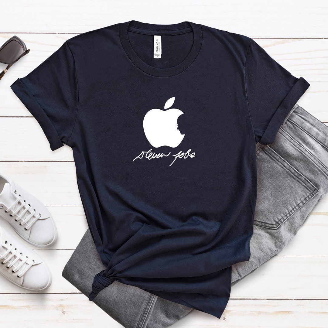 Apple Genius Shirt Steve Jobs Signature Shirt, Apple Shirt, Apple ...