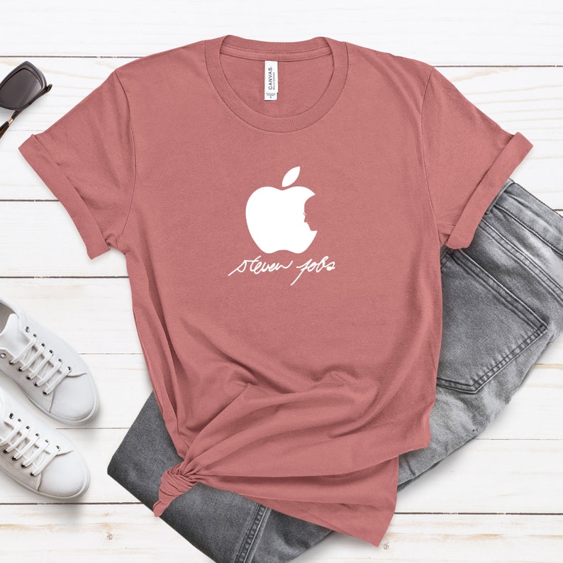 Apple Genius Shirt Steve Jobs Signature Shirt, Apple Shirt, Apple ...