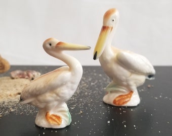 Miniature Ceramic Pelican Figurine - Etsy