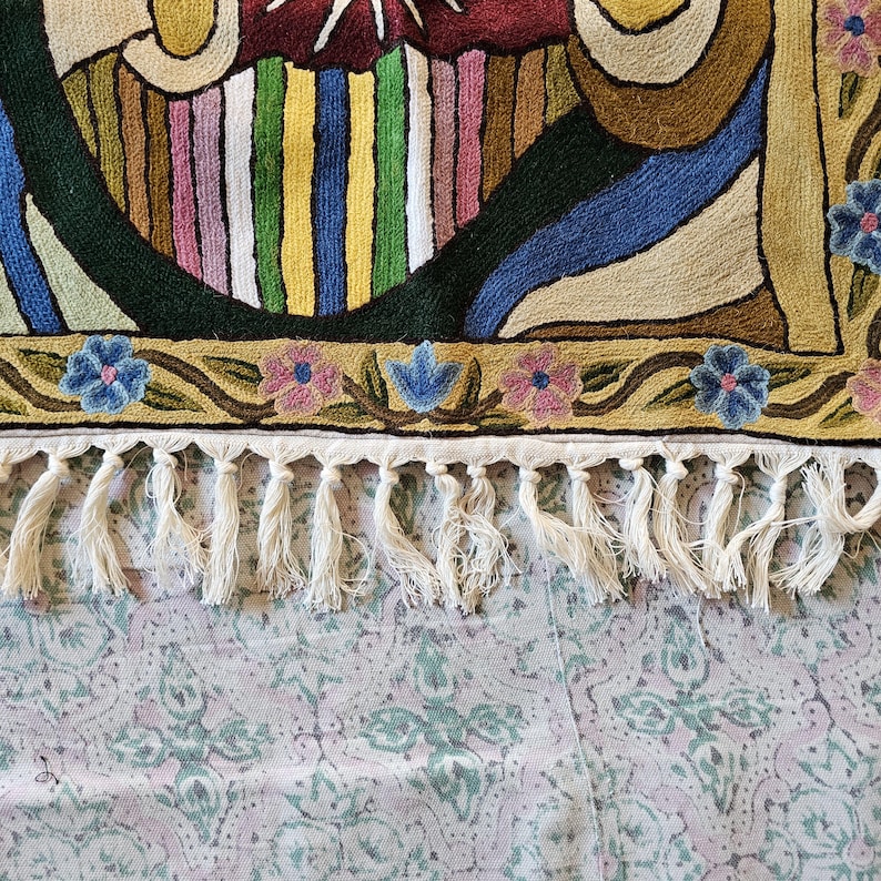 Kashmiri Handmade Pure Wool Jesus Christ Wall Hanging Rug – Christian ...