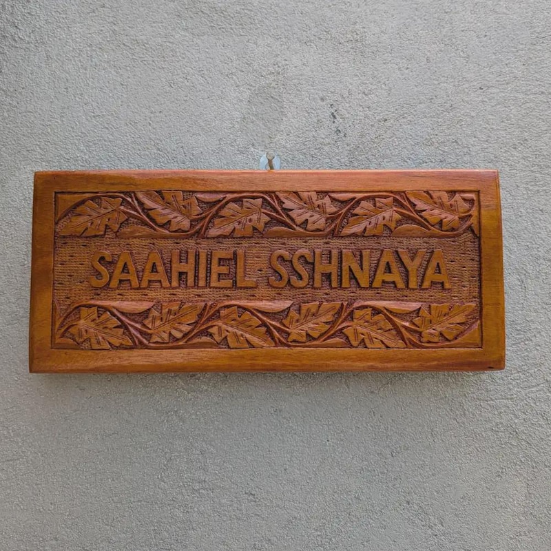 Indian Name Plates for House - Etsy