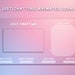 Animated Minimalist Stream Scenes - Pink Purple Gradient Starting Soon ...