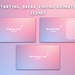 Animated Minimalist Stream Scenes - Pink Purple Gradient Starting Soon ...