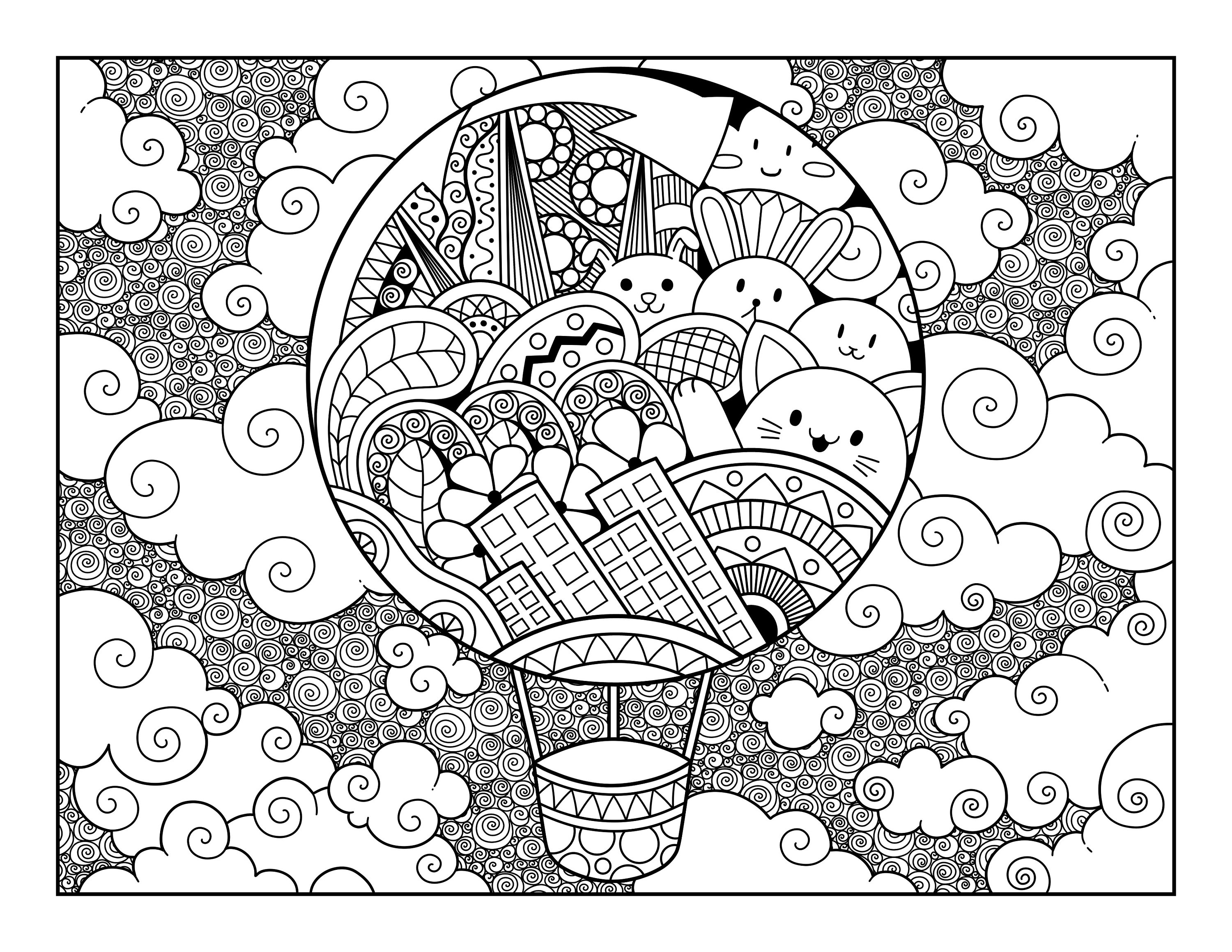 unique coloring pages for adults Unique free online coloring pages for ...