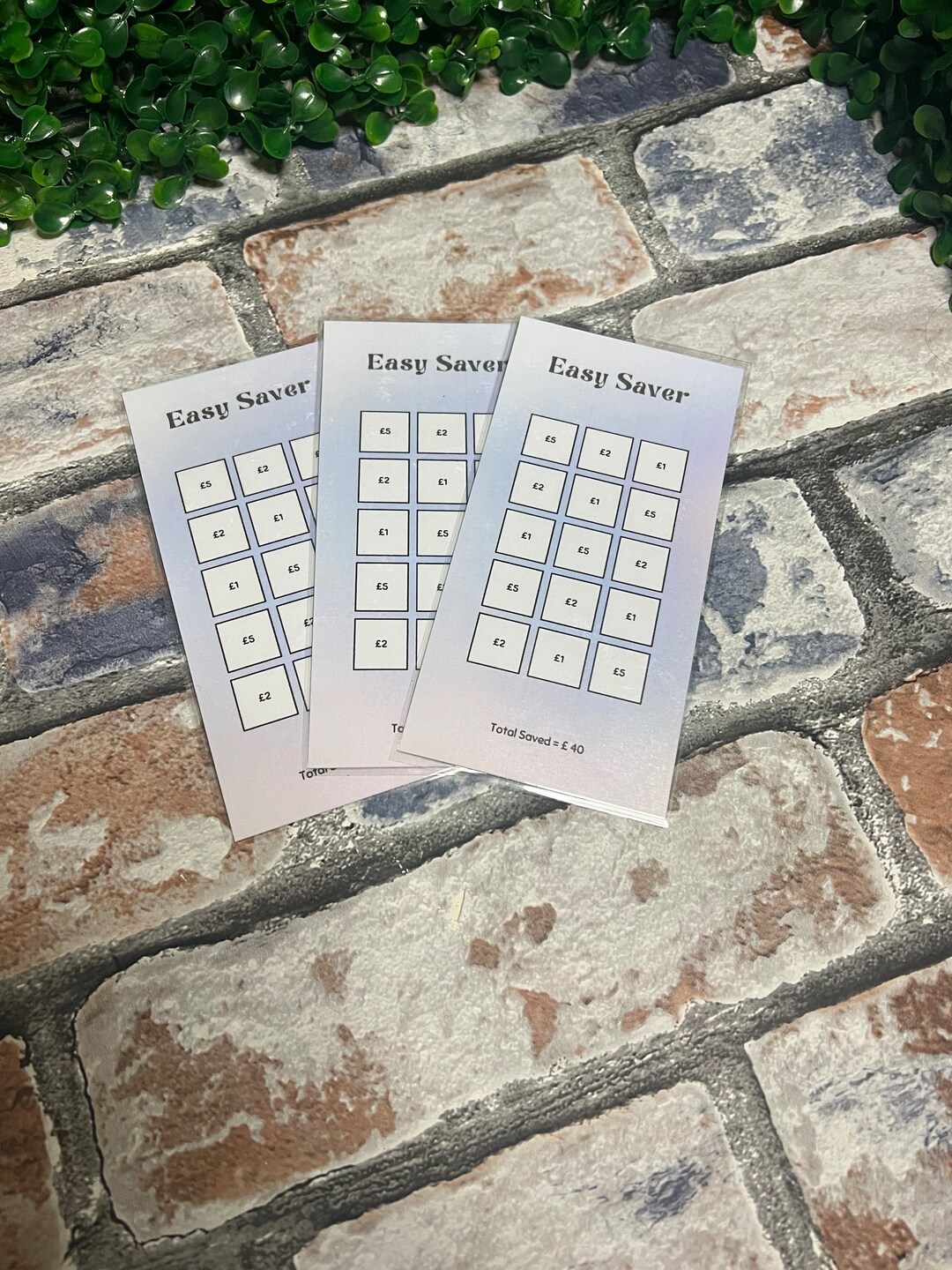 Bingo Easy Savings Challenge Laminated Cash Binder Insert Budget Binder ...