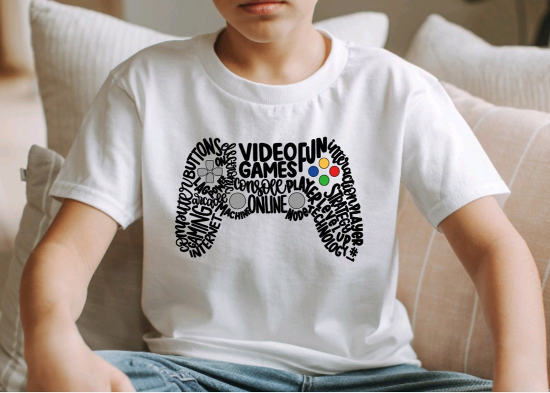 Game Controller Shirt, Gamer Gifts for Kids, Birthday Gifts for Boys ...