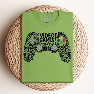 Game Controller Shirt, Gamer Gifts for Kids, Birthday Gifts for Boys ...