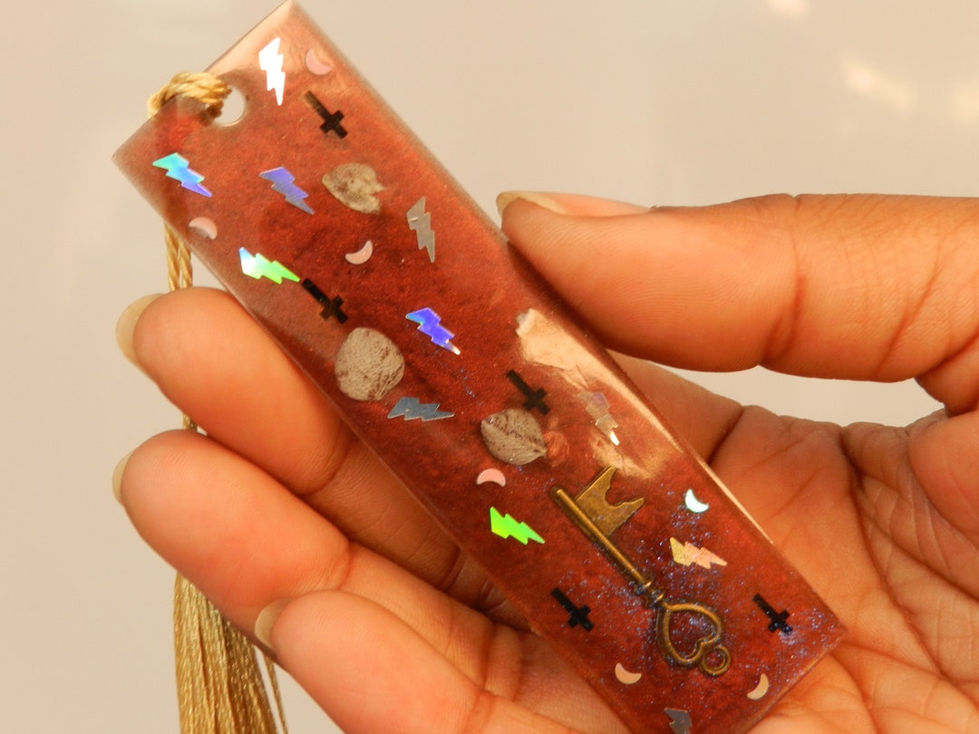 Warning Signs Bookmark Featuring Flagged-heart Key & Lightning Strikes ...