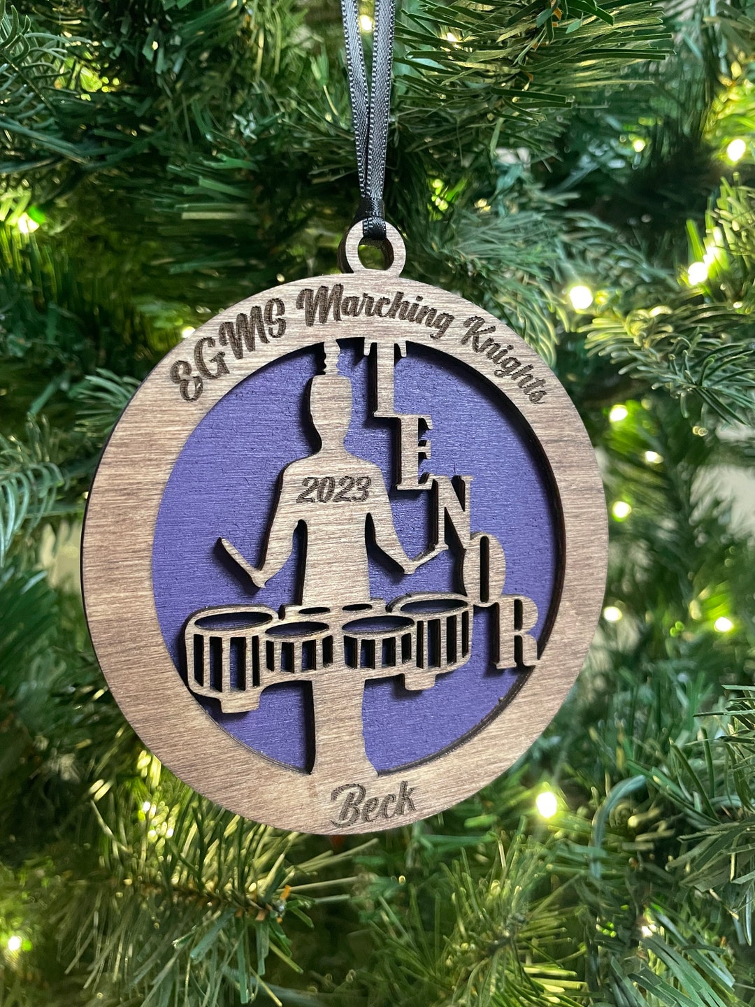 Marching Band Tenors Ornament - Etsy