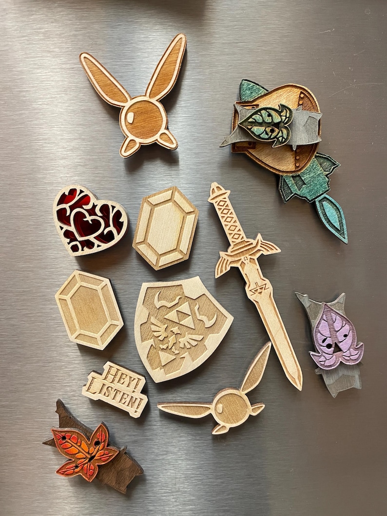 Zelda Theme Refrigerator Magnet Set - Etsy
