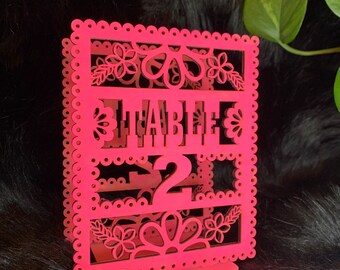 Fiesta Table Numbers - Etsy